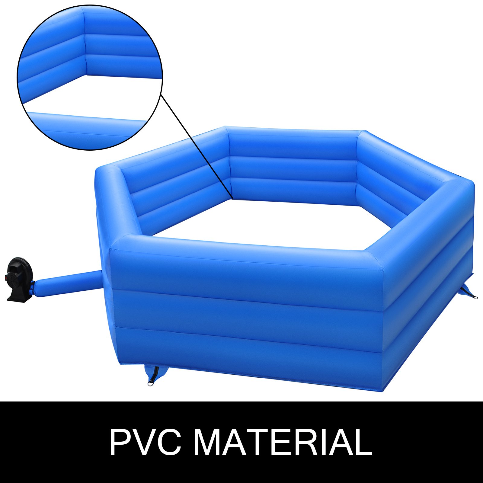 VEVOR 15 ft Gaga Ball Pit, Inflatable with Electric Air Pump, Gagaball ...