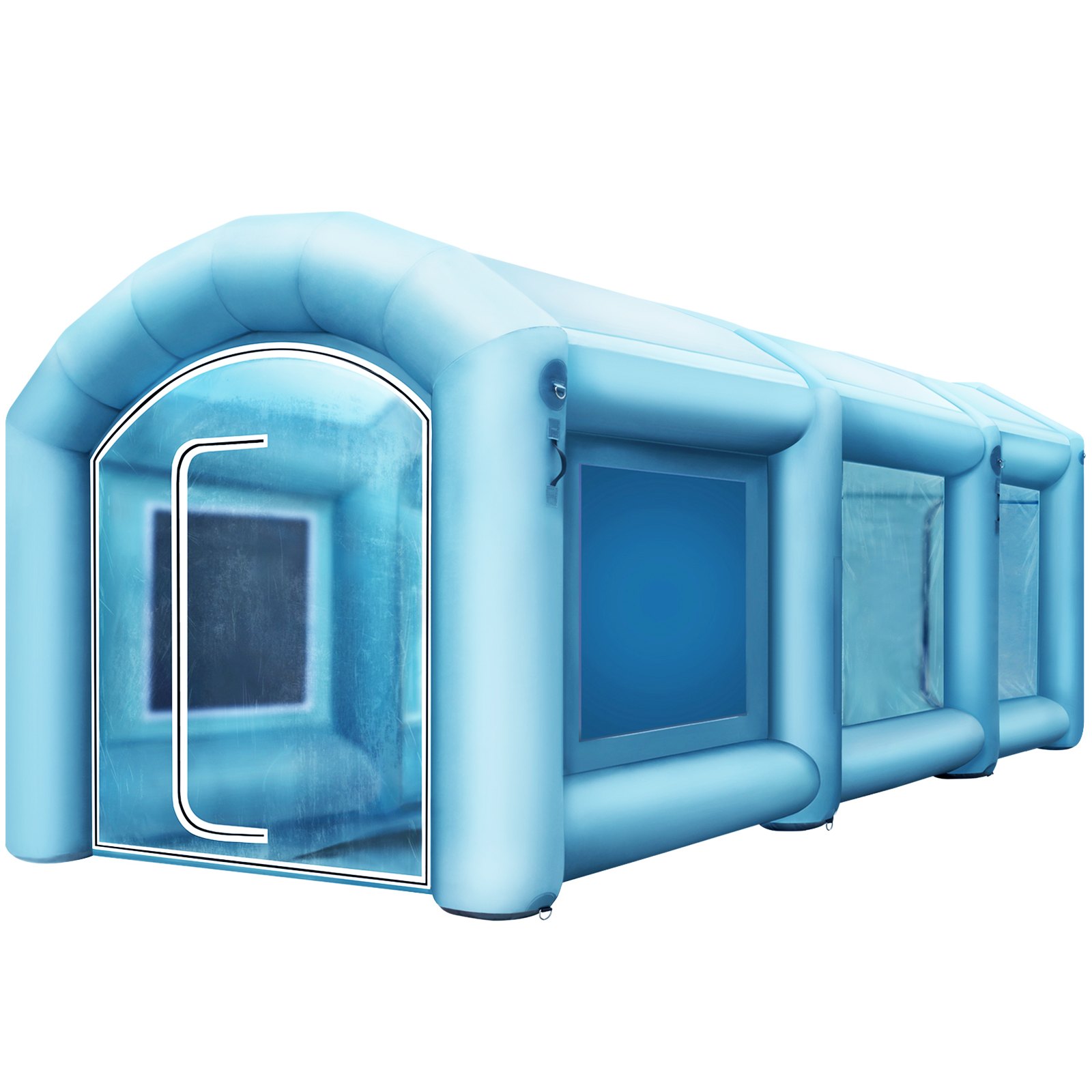 23x13x8Ft Inflatable Spray Booth Custom Tent Car Paint Booth Inflatable ...