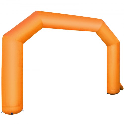VEVOR Inflatable Arch Orange 20ft, Hexagon Inflatable Arch Built in ...