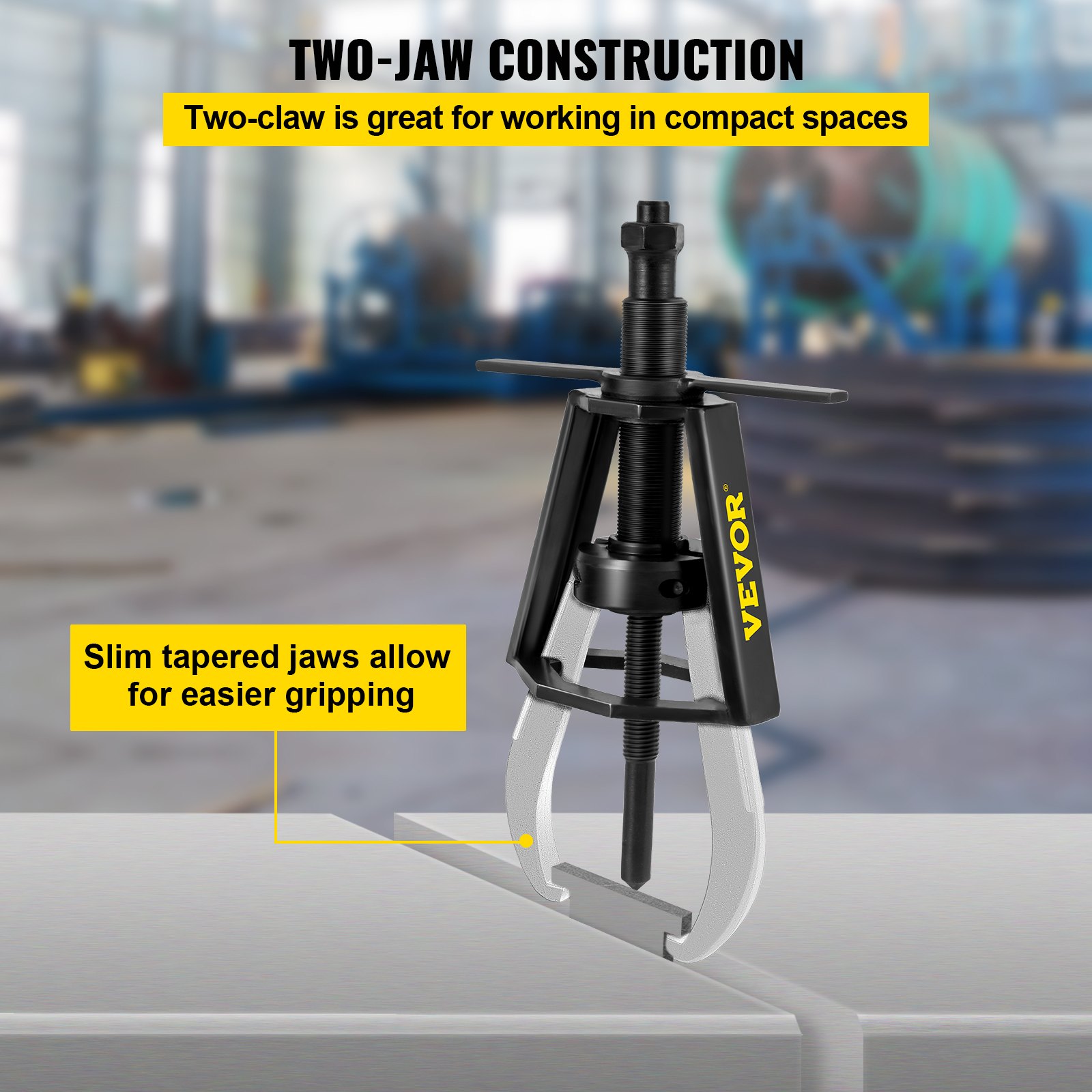 VEVOR Gear Puller 2 Jaw Puller, 14 Ton/30854 LBS Capacity Manual Puller ...