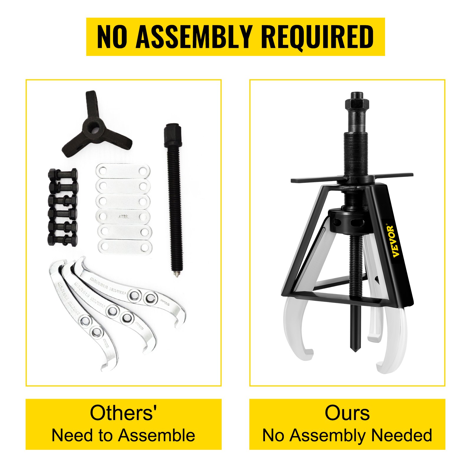 VEVOR 3 Jaw Gear Puller, 10 Ton/22040 LBS Capacity Manual Puller,11 ...