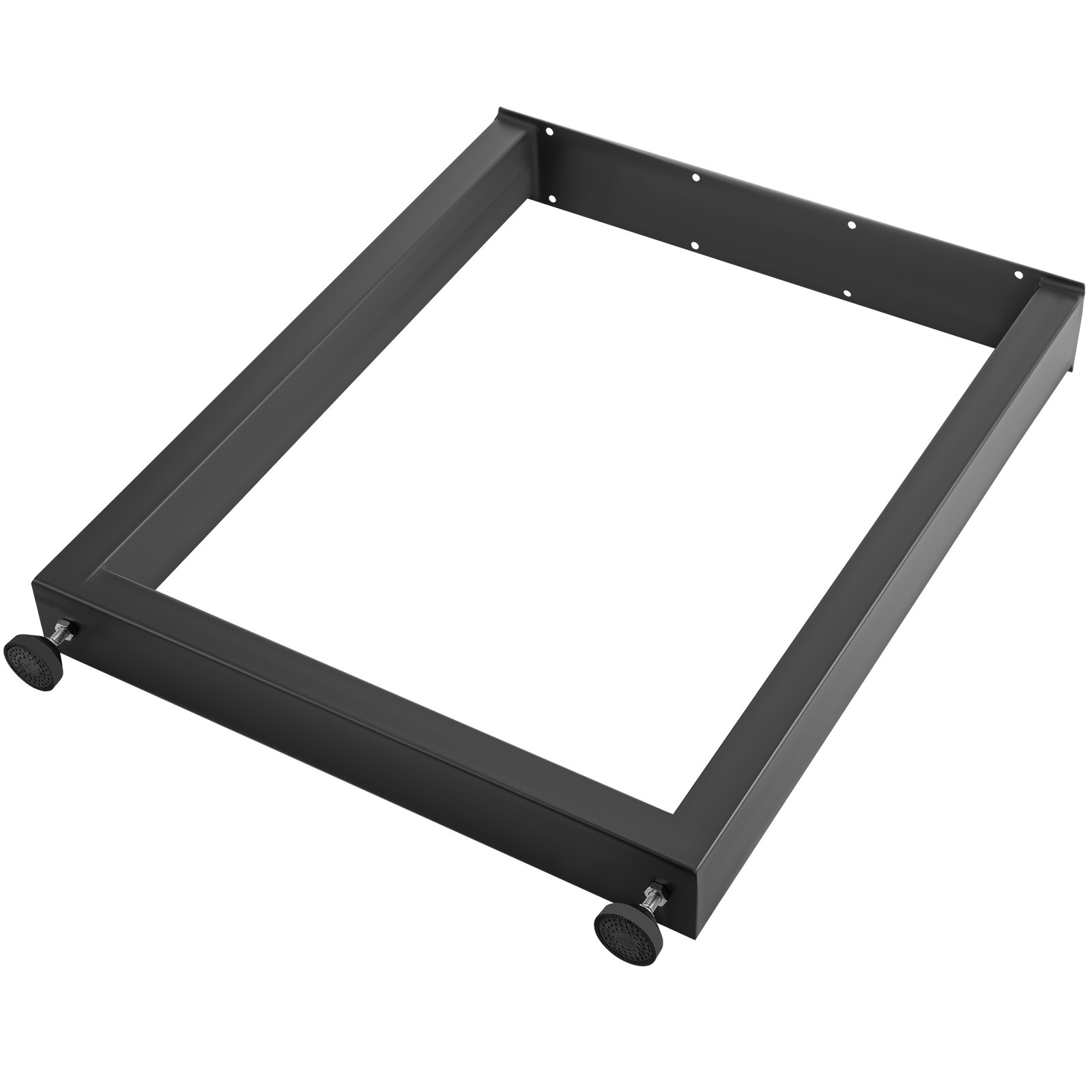 23.6”x28.4”a Pair Table Leg square Black Steel Bar Industrial Computer ...