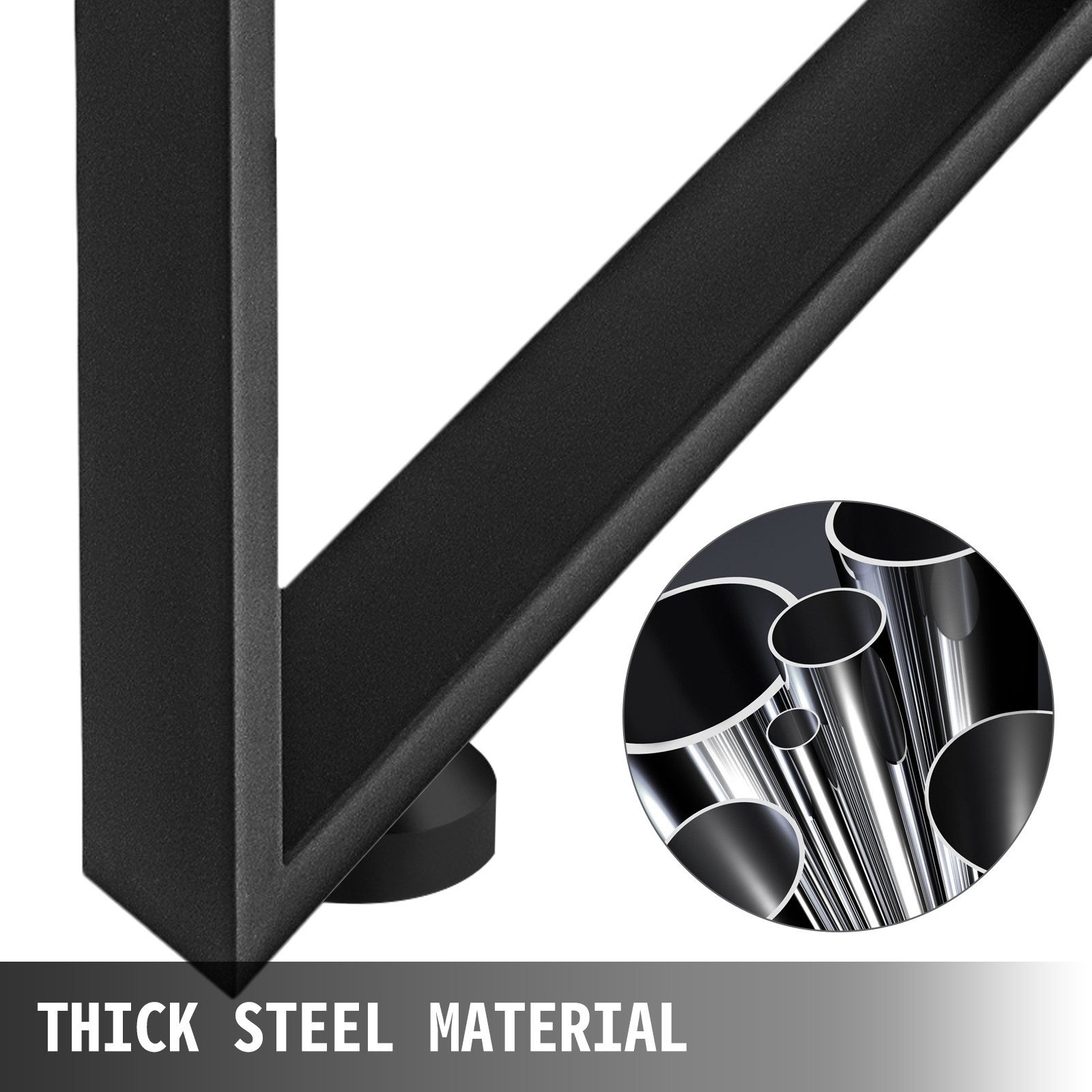 31.4”x28.3”table Leg black Steel Shop Industrial Kitchen Coffee Table ...