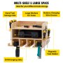 VEVOR Power Tool Organizer, Wall Mounted Drill Holder, 4 Hanging Slots ...