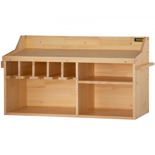 VEVOR Power Tool Organizer, Wall Mount/Benchtop Drill Holder, 5 Hanging ...