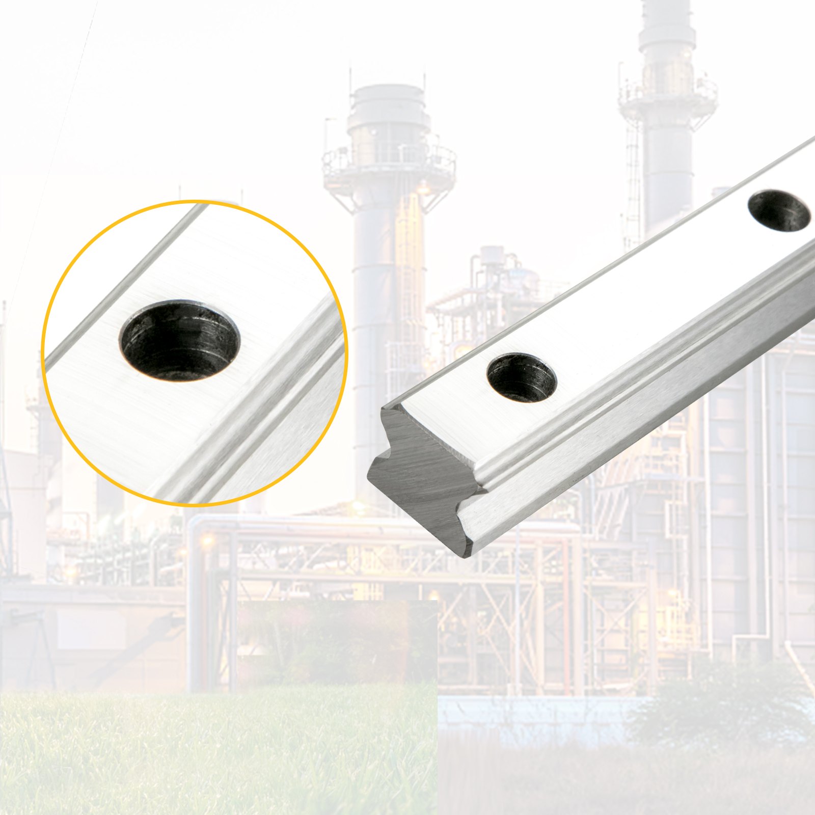 VEVOR Vevor 2pcs Linear Rails Linear Bearings And Rails Hsr15-1200mm ...
