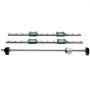 VEVOR Linear Guide Rail 2Pcs HGR20-2000mm Linear Slide Rail with 1Pcs ...