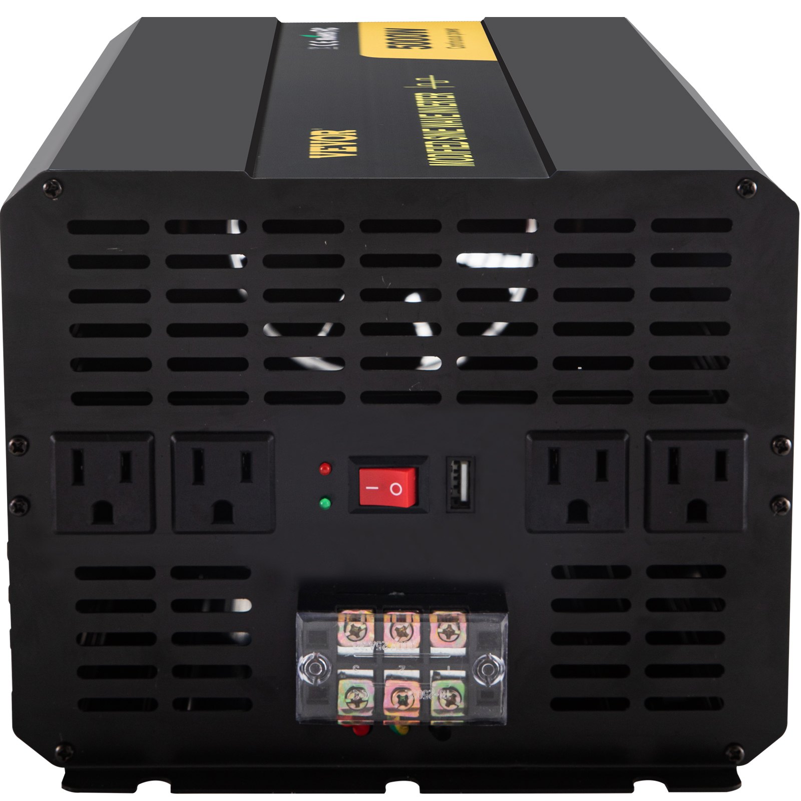 VEVOR Power Inverter, 5000W Modified Sine Wave Inverter, DC 12V to AC ...
