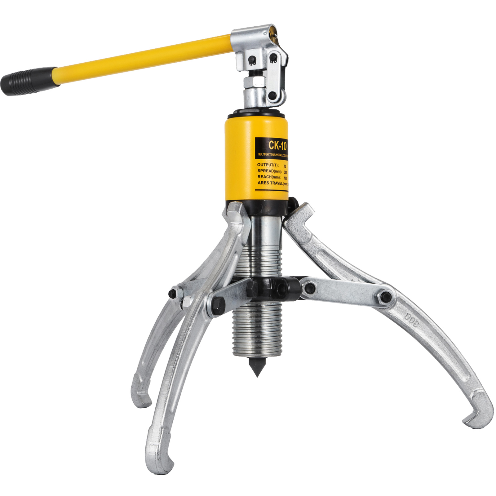 VEVOR 10 Ton Hydraulic Puller, 2/3 Jaw 10" Gear Flywheel Pulley Bearing ...