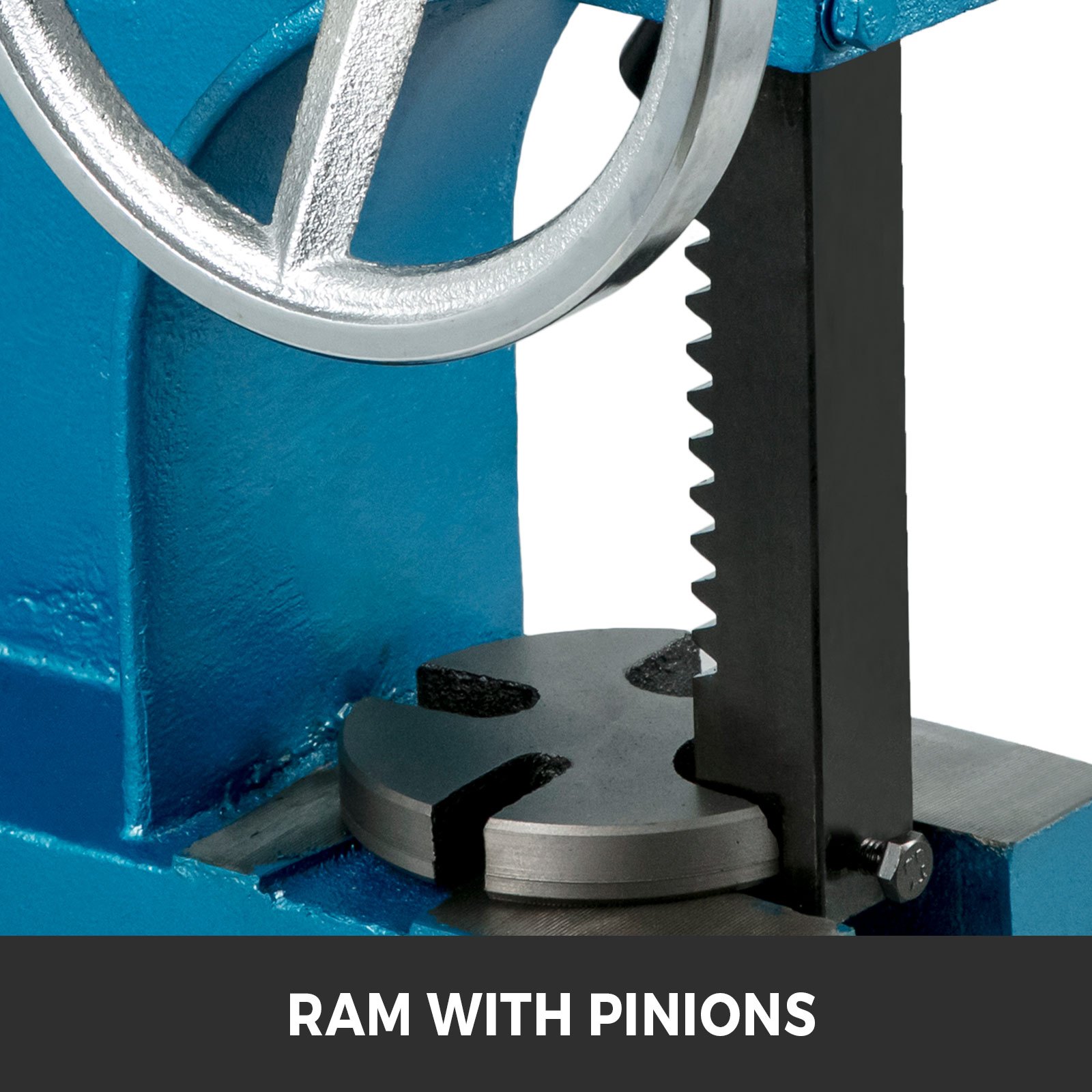VEVOR Manual Arbor Press 3 Ton, 21.5" Max. Working Height, Ratchet ...