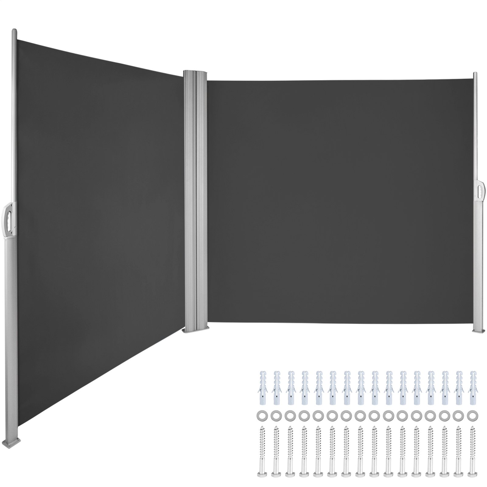 Retractable Side Awning Patio Screen Retractable Fence 71x236inch ...
