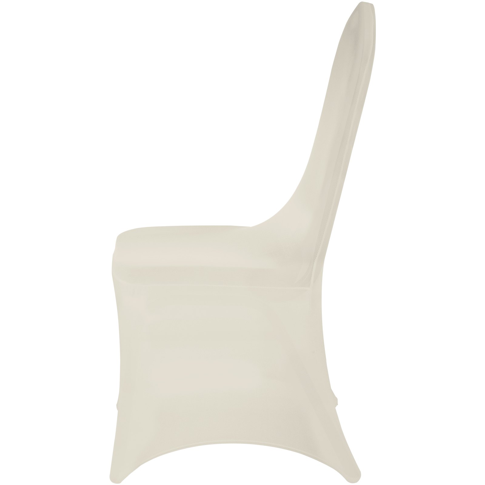 VEVOR 100 PCS Ivory Chair Covers Polyester Spandex Chair Cover Stretch ...