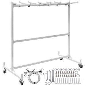 Folding Chair Rack Dolly Cart W/locking Casters Max 42 Chairs 12 Tables ...