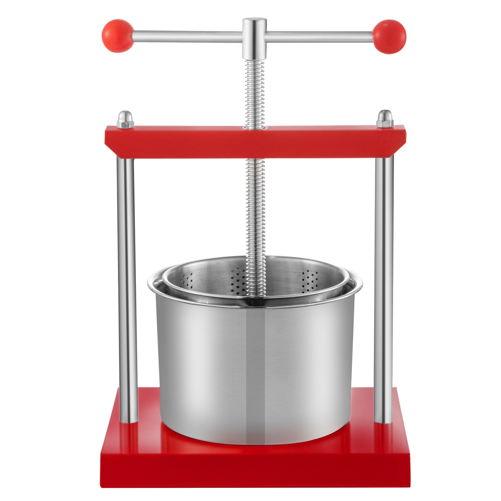 VEVOR Fruit Wine Press, 1.45Gal/5.5L Grape Press for Wine Making, Wine ...